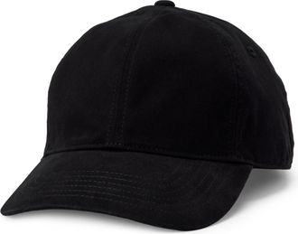 Amazon Essentials Herren Baseballkappe aus gewaschener Baumwolle, Schwarz, Einheitsgr&ouml;&szlig;e