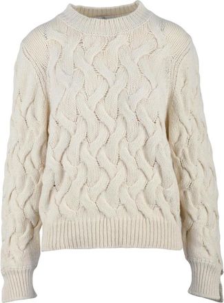 PANICALE Panicale, Femme, Pulls, Blanc, Taille: 40 FR Maglione Intrecciato