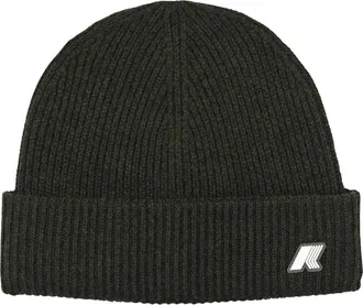 K-Way Homme, Accessoires, Vert, Taille: Xl/2Xl Bonnet Brice en laine c&ocirc;tel&eacute;e