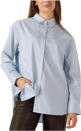 Selected Blaue Oversize Bluse f&uuml;r Frauen - - Blouses & Shirts - Damen - Blau - M