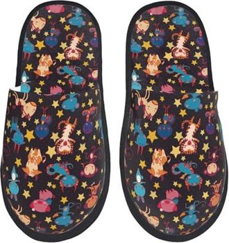 Generic Pantoufles Hommes Imprim&eacute; danimaux mignons Confortable Chaussons Femme &eacute;l&eacute;gant Unisex Chaussures Ext&eacute;rieur Homme M