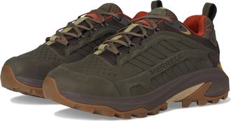 Merrell Moab Speed 2 Herren Wanderschuh aus Leder, wasserdicht, Oliv/Blatt f&uuml;r Mich (Leaf It to Me), 44.5 EU