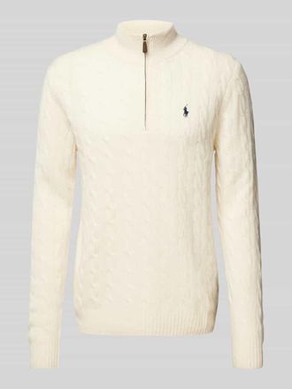 Polo Ralph Lauren Kaschmirpullover mit Zopfmuster