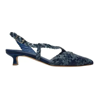 L'Arianna Larianna, Femme, Chaussures, Bleu, Taille: 36 EU With Heel