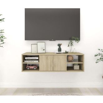 vidaXL Vidaxl - tag&egrave;re murale Ch&ecirc;ne sonoma 102x30x29 cm Agglom&eacute;r&eacute;