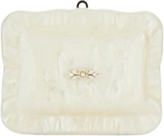 Simone Rocha Femme, Sacs, Blanc, Taille: ONE Size Sac oreiller bandouli&egrave;re Perle