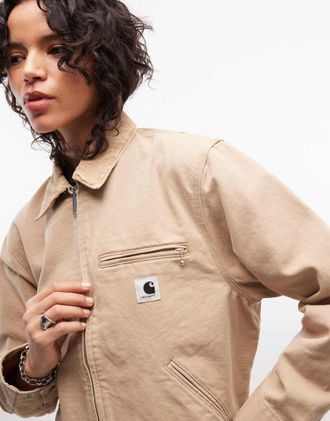 Carhartt Work in Progress OG Detroit - Jacke in Staubbraun-Brown
