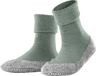 Falke Cosyshoe W Hp laine picots sur la semelle 1 paire, Chaussettes Chaussons Femme, Vert Peppermint 7477, 41/42 EU