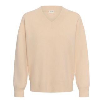 Part Two V-Ausschnitt Strickware - - Knitwear - Damen - Beige - M