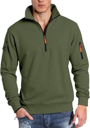 Generic Sweat &Agrave; Capuche &Agrave; Zip Int&eacute;gral pour Homme Laine en Torsad&eacute; Garcon Gamme Essential 2024 Classique Fit 7XL Basic Micropolaire Losange Basketball Pecheur