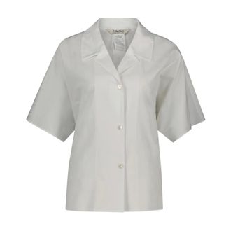 Max Mara Damen, Blusen & Hemden, Wei&szlig;, SGr&ouml;&szlig;e