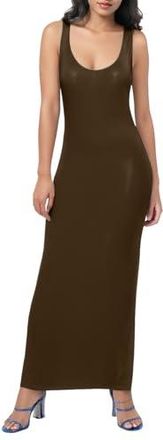 Generic Robe de cocktail longue semi-formelle &agrave; dos nu pour femmes, invit&eacute;es de mariage, printemps, &eacute;t&eacute;, vacances, cocktail, travail, mariage, caf&eacute;, 3XL