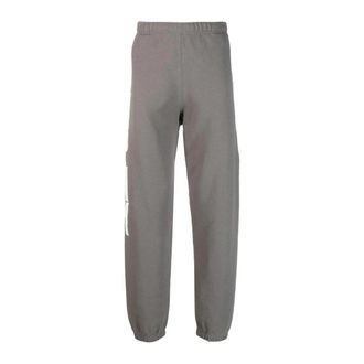 Heron Preston L&auml;ssige graue Baumwoll-Sweathose - - Trousers - Herren - Grau - M