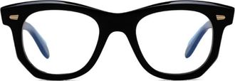 Cutler and Gross Homme, Accessoires, Noir, Taille: 49 MM 1409 Round Optical Lunettes