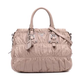 Prada Sac bandouli&egrave;re en cuir doccasion - Femme - Pre-owned - Brun - Taille: ONE Size
