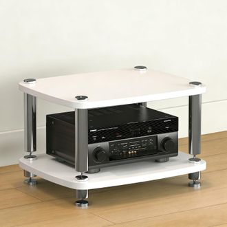 Generic HiFi Regal AV-Medienst&auml;nder mit 1-4 Ebenen, HiFi-Lautsprecherschrank mit Vibrationsd&auml;mpfung, Regal for Unterhaltungselektronik und Videospielkonsolen 