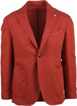 L.B.M. 1911 L.b.m. 1911, Homme, Vestes, Orange, Taille: XL Veste Stondato
