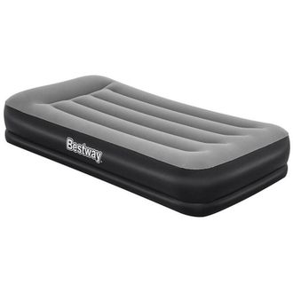 Bestway Luftmatratze Grau Schwarz mit Integrierter Pumpe