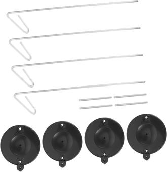 Soimiss 4 St&uuml;cke Teiliges Spulenhalter und Kunststoff Verstellbarer N&auml;hmaschinen-fadenst&auml;nder f&uuml;r Stickerei und Quilten Einfacher Aufbau Pr&auml;zises Garnmanageme