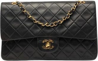 Chanel Pre-owned Sac Bandouli&egrave;re Classique Double Flap - Femme - Pre-owned - Noir - Taille: ONE Size
