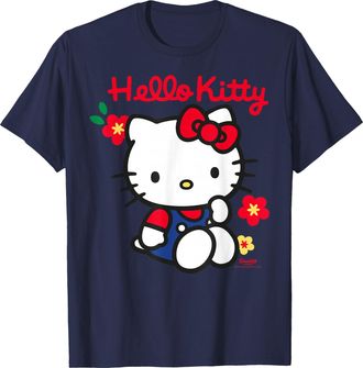 Hello Kitty Fr&uuml;hlingsblumen Sweet Cute Friends Classic XOXO T-Shirt