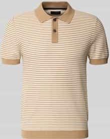 Christian Berg Strickshirt mit Polokragen und Knopfleiste