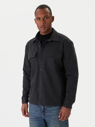 Guess Hemdjacke M5BP28 K0801 Grau Classic Fit