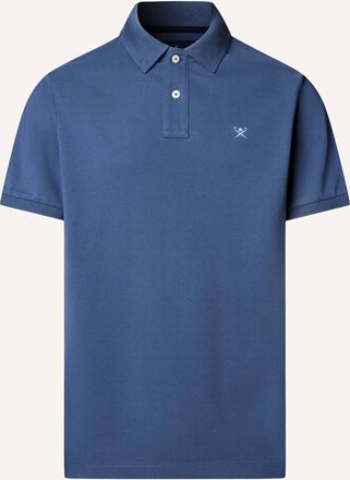 Hackett Poloshirt Slim Fit Logo blau