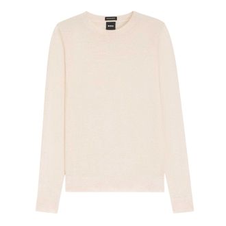 HUGO BOSS Ferpina Pullover f&uuml;r Damen, Jerseyware (Nat&uuml;rlich)