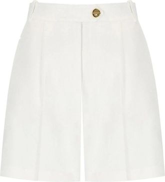 Elisabetta Franchi Femme, Shorts, Beige, Taille: 40 FR Shorts Avec Pinces