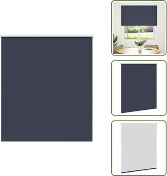 vidaXL Verdunkelungsrollo Marineblau 140x130 cm Stoffbreite 136,6 cm - Verdunkelungsrollo - Verdunkelungsrollos - Rollo - Verdunklungsrollo