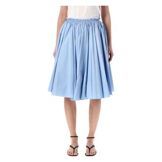 Ami Midi Corolla Rock - - Skirts - Damen - Blau - S