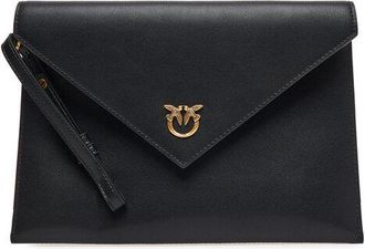 Pinko Handtasche Flat Purse Handle AI 25-26 PCPL104820 A0F1 Schwarz