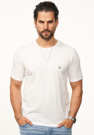 Jack & Jones T-Shirt INFINITY JXJ TEE CREW NECK MIT RUNDHALSAUSSCHNITT Kurzarm Shirt aus 100% Baumwolle mit Logo Details für Herren