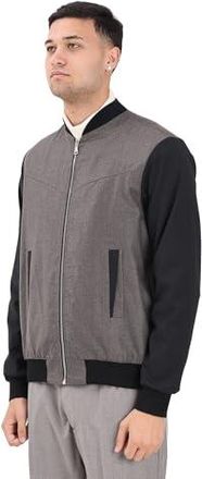 Yes London Bomber gris et noir pour homme S, gris, XXXL