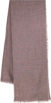 Faliero Sarti Carr&eacute; en soie m&eacute;lang&eacute;e - Femme - Accessoires - Brun - Taille: ONE Size