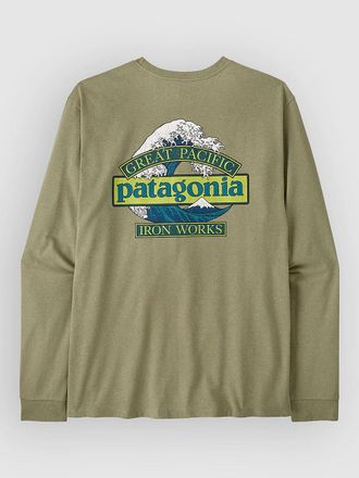Patagonia Great Waves Responsibili- T-Shirt manches longues vert
