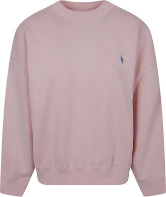 Polo Ralph Lauren Femme, Sweatshirts et sweats &agrave; capuche, Rose, Taille: 38 FR Knit Pullover SweaT-shirt