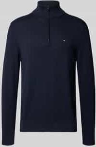 Tommy Hilfiger Regular Fit Troyer aus reiner Baumwolle