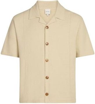 Paul Smith Chemise manches courtes en coton m&eacute;lang&eacute;