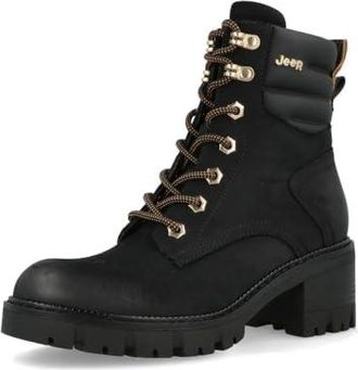 Jeep Raven Lace NBK, Chaussures Amphibie Femmes Mode Casual, Noir, 41 EU