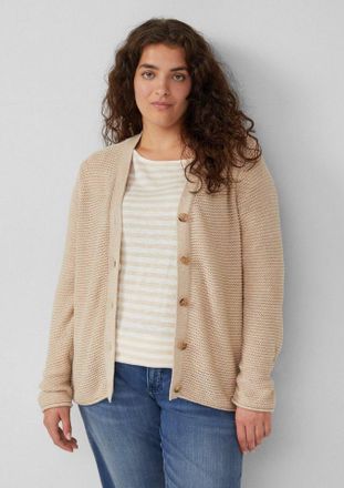 s.Oliver Cardigan Strickjacke Strickpullover mit Knopfleiste