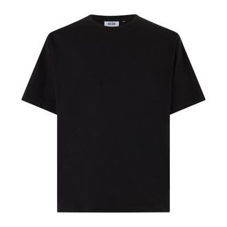 GCDS Oversized T-Shirt mit Clown-Stickerei - - Tops - Herren - Schwarzk - L