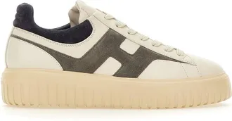 Hogan Homme, Chaussures, Blanc, Taille: 43 1/2 EU H-Stripes Baskets