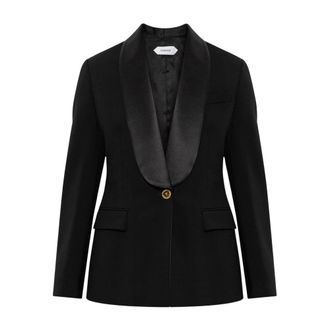 Versace Blazer en laine - Femme - Vestes - Noir - Taille: 40 FR