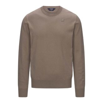 K-Way Beiger Baumwollpullover Sebastien - - Knitwear - Herren - Beige - S