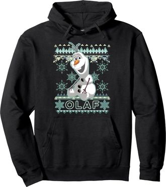 Disney Frozen Weihnachten Olaf Holiday Sweater Style Pullover Hoodie