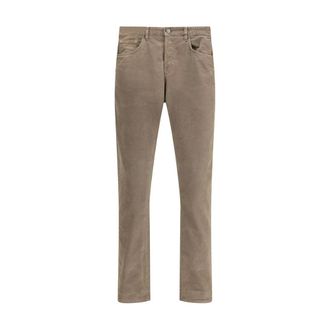 Pantaloni Torino Homme, Pantalons, Beige, Taille: W30 Pantalon en velours côtelé coupe droite