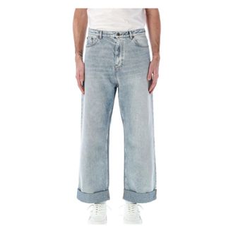 Valentino Garavani Denim Hose mit Umschlag - - Jeans - Herren - Blau - W34