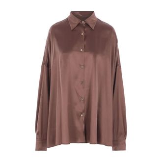 Dries Van Noten Damen, Blusen & Hemden, Braun, MGr&ouml;&szlig;e